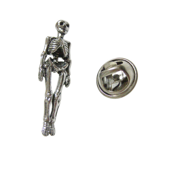 Kiola Designs | Accessories | Textured Human Skeleton Lapel Pin | Poshmark